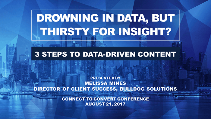 Video: 3 Steps to Data-Driven Content | (un)Common Logic